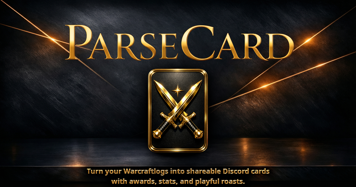 Guide to Combat Logging in World of Warcraft - ParseCard